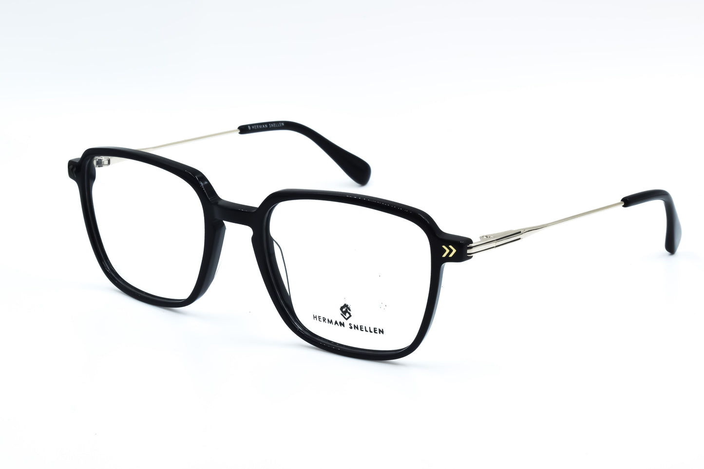 Herman Snellen 002008 , Rectangle, Black – Frameit Eyewear